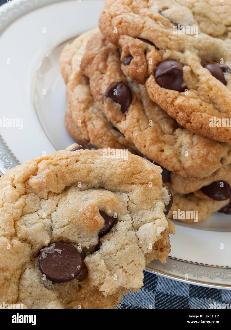 Chocolate Chip Cookies Stock Photo - Alamy