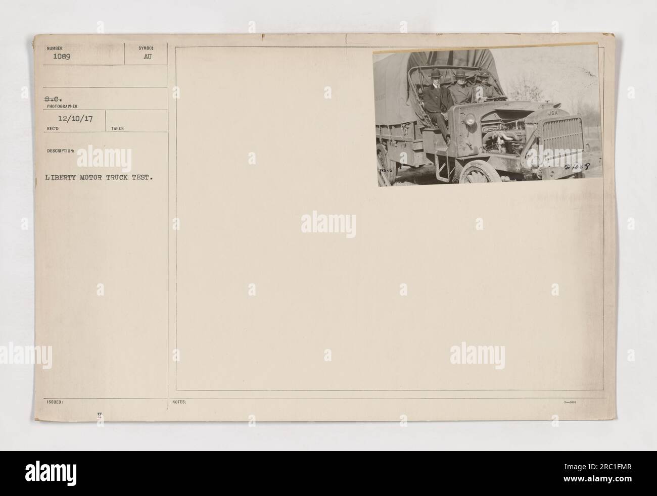 Liberty truck ww1 hi-res stock photography and images - Alamy