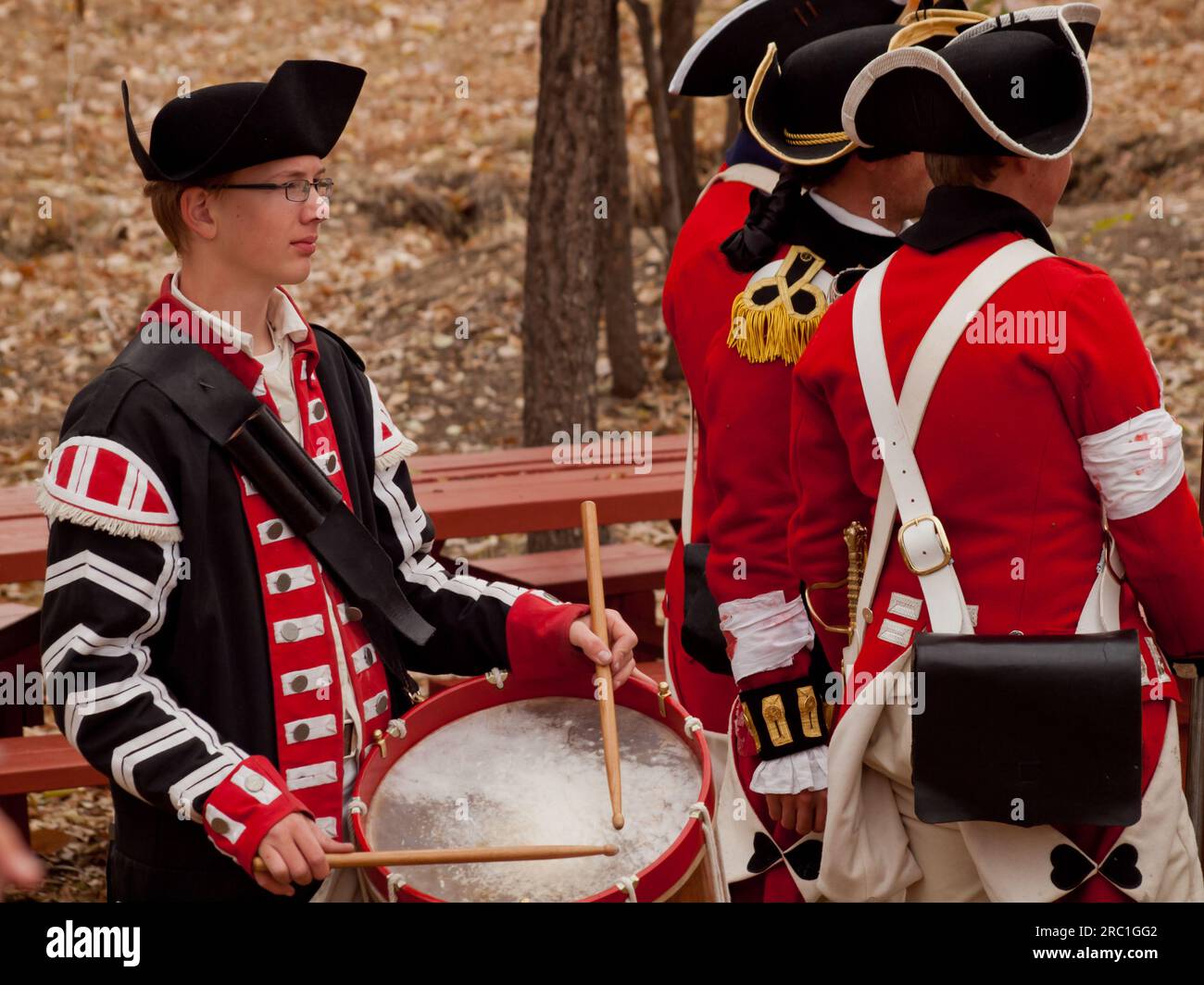 Revolutionary War Reenactment Stock Photo - Alamy