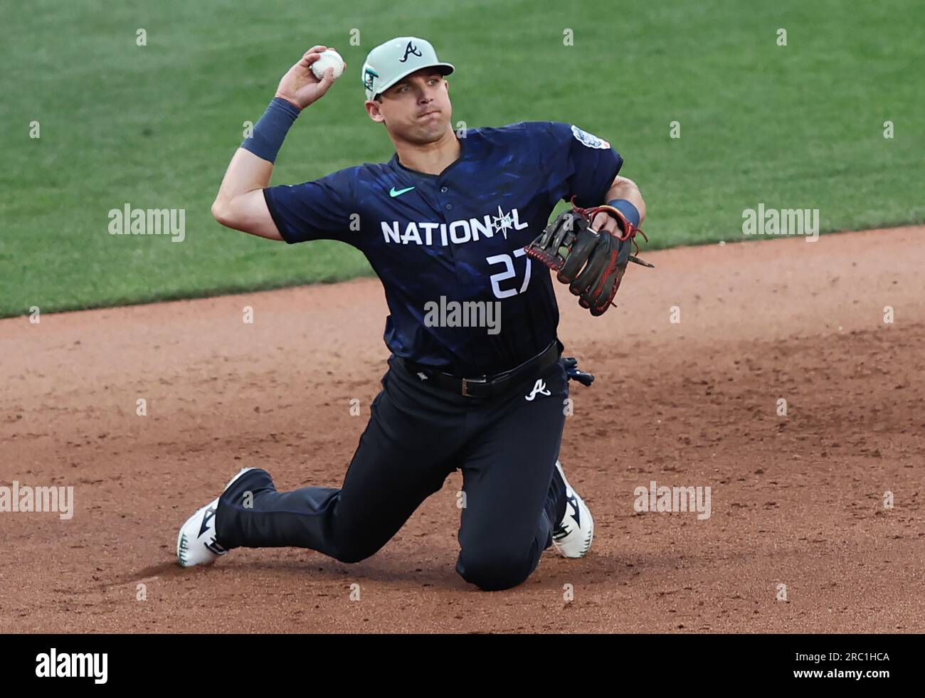 Seattle, United States. 11th July, 2023. Atlanta Braves infielder ...
