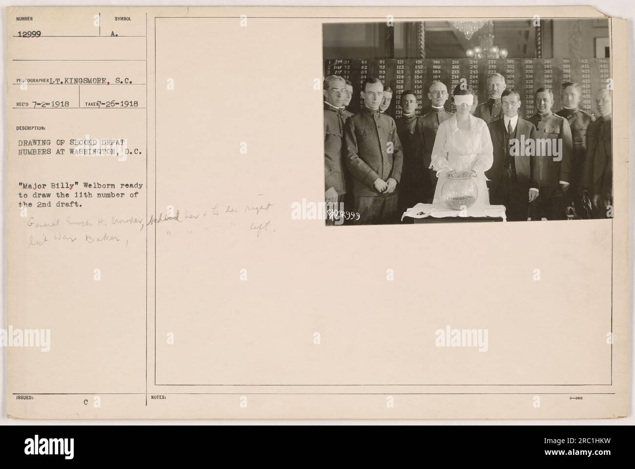 "11th number of the 2nd draft being drawn in Washington, D.C. Mejor ...