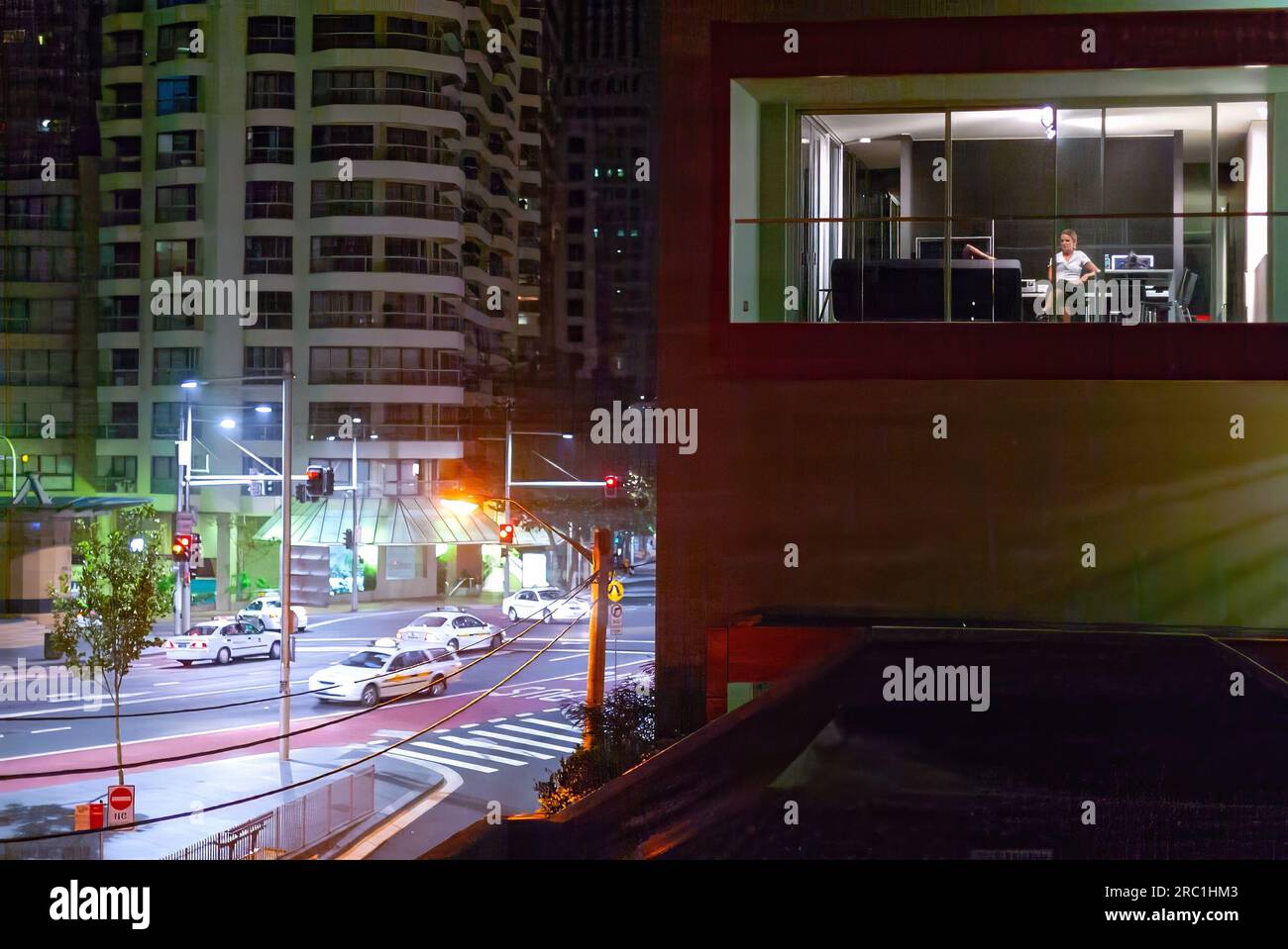Whitlam Square at Oxford Street and College Street in Sydney, Australia ...