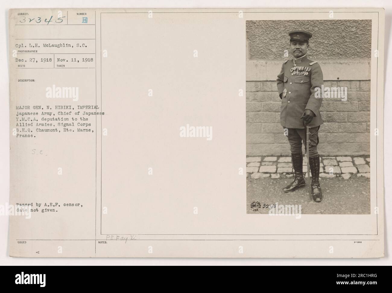 Major gen n hibiki hi-res stock photography and images - Alamy