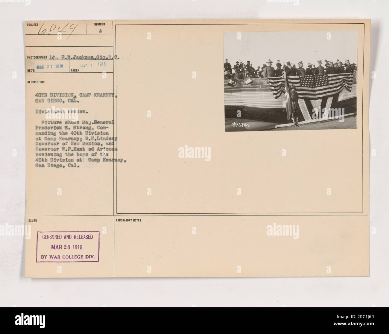 Major general frederick s strong hi-res stock photography and images ...