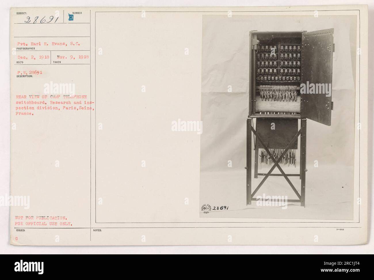 C a rear view of switchboard hi-res stock photography and images - Alamy