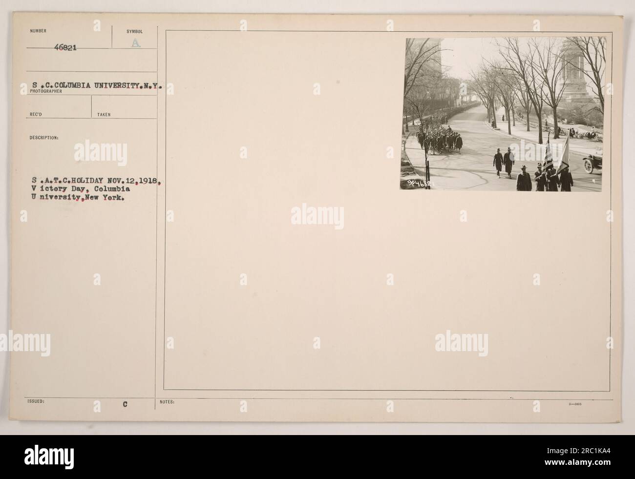 Soldiers and officers celebrating Victory Day at Columbia University in ...