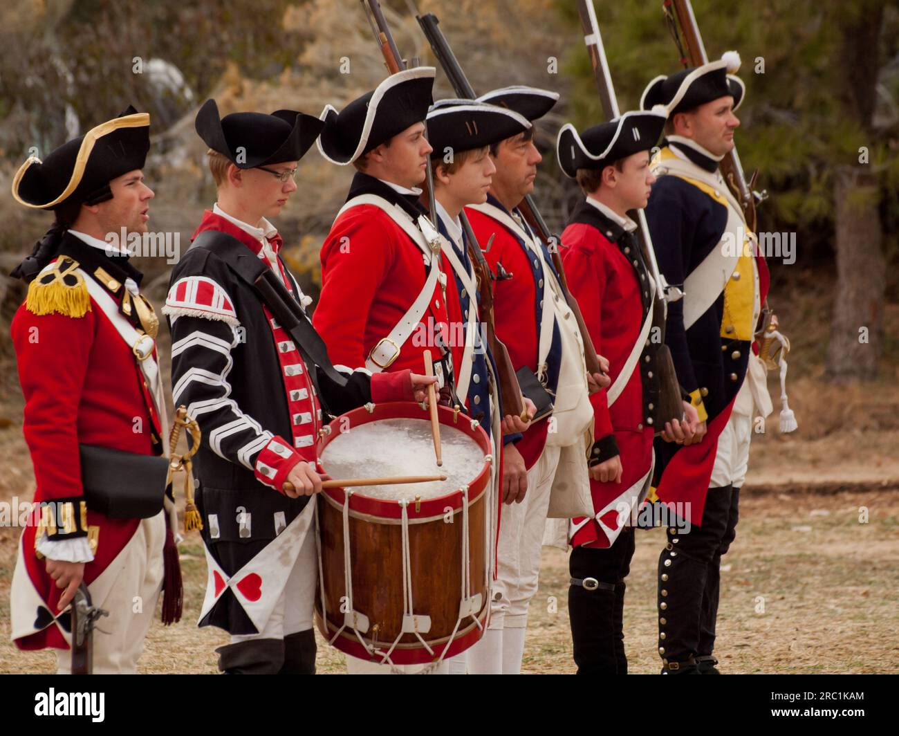 Revolutionary War Reenactment Stock Photo - Alamy