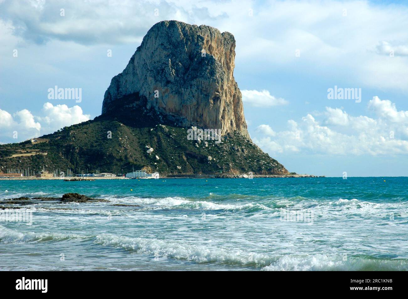 Rock Penon de Ifach, Natural Park, Calpe, Spain Stock Photo - Alamy