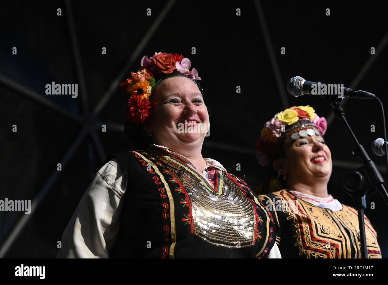 Ludmila Radkova Trajkova and Daniela Radkova -Aleksandrova during The ...