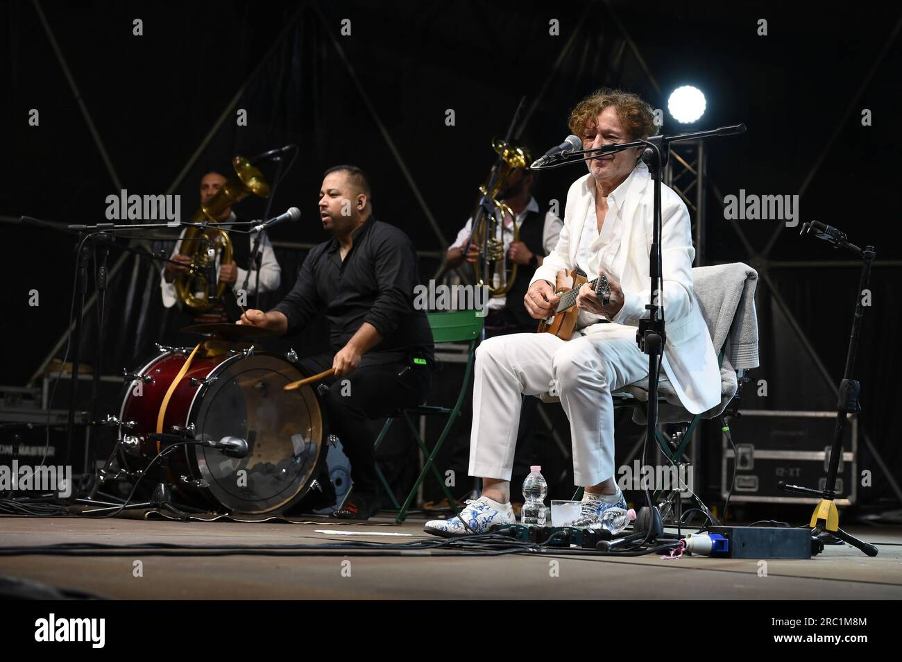 The Goran Bregovic Wedding and Funeral Band during the Live Concert at ...