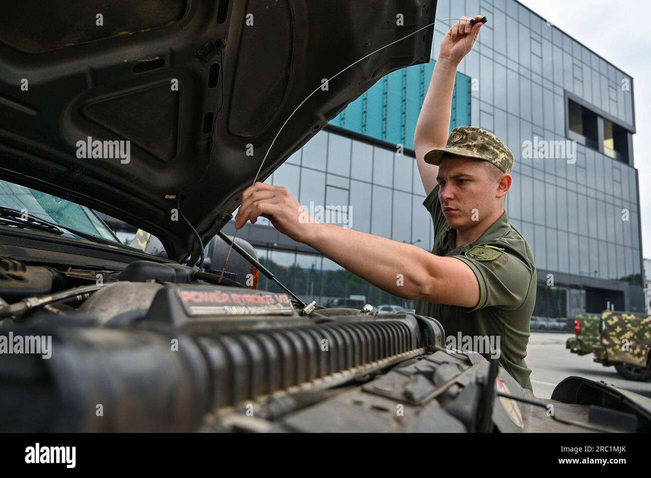 Exclusive: LVIV, UKRAINE - JULY 11, 2023 - A national platform for ...