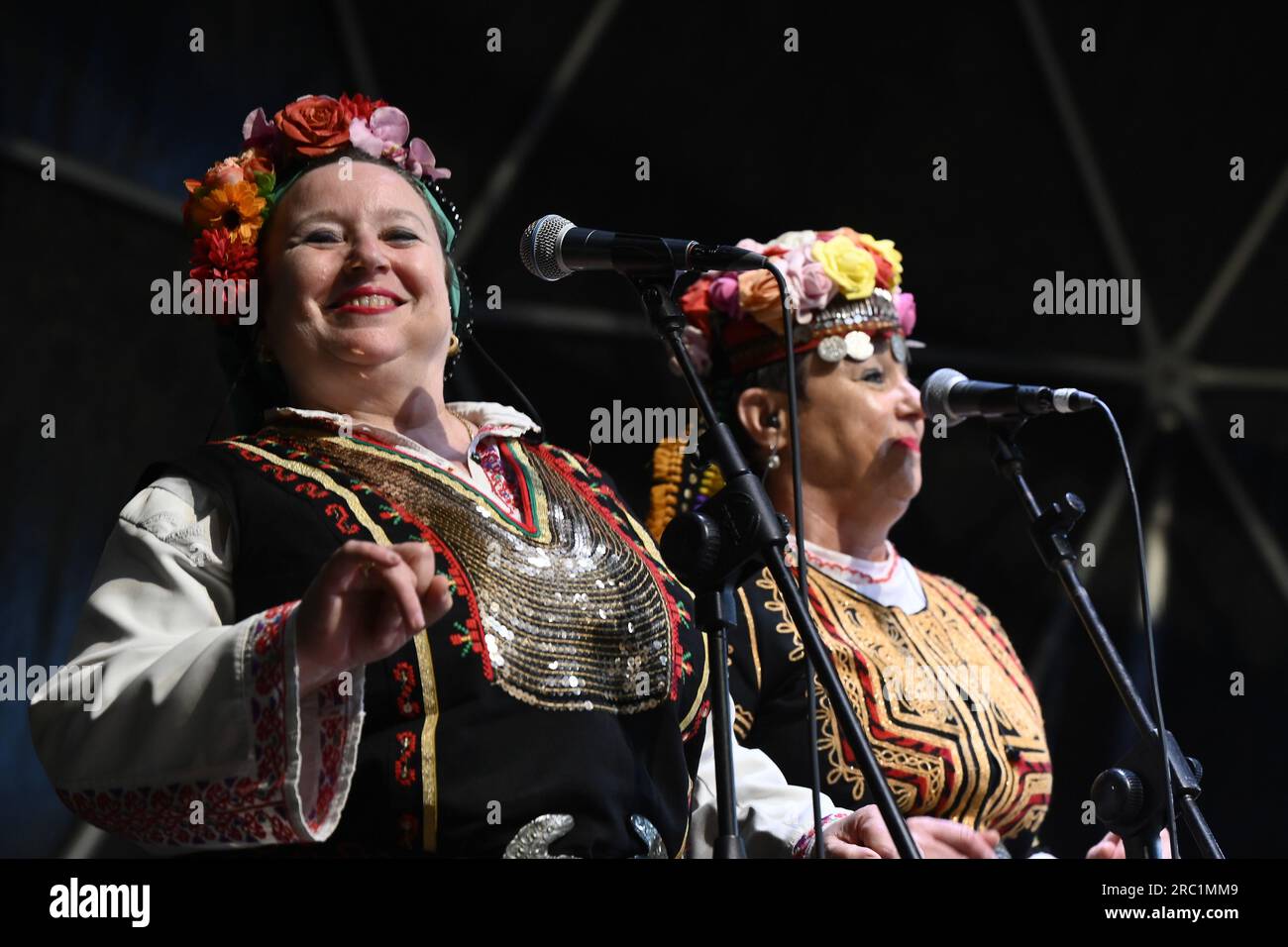 Rome, Italy. 11th July, 2023. Ludmila Radkova Trajkova and Daniela ...