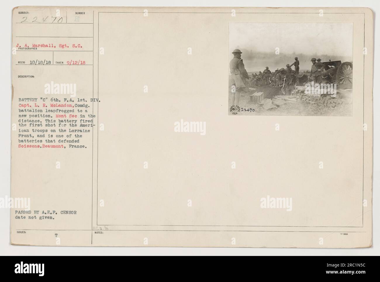 Marshall position hi-res stock photography and images - Alamy