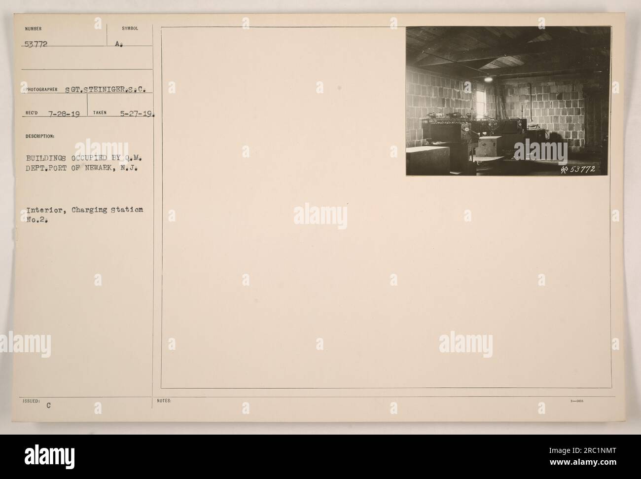 Interior view of Charging Station No. 2 located in the buildings ...