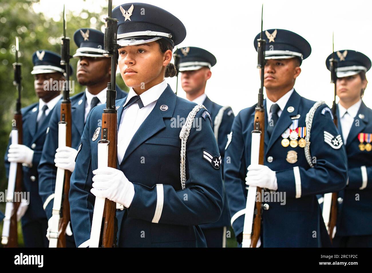 Arlington, Virginia, USA. 27th June, 2023. Airmen from the U.S. Air ...