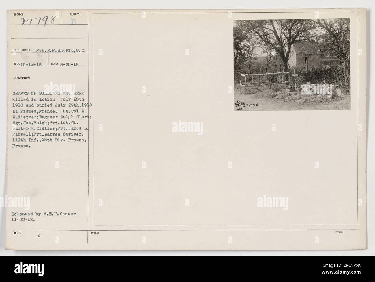 Pvt warren striver hi-res stock photography and images - Alamy