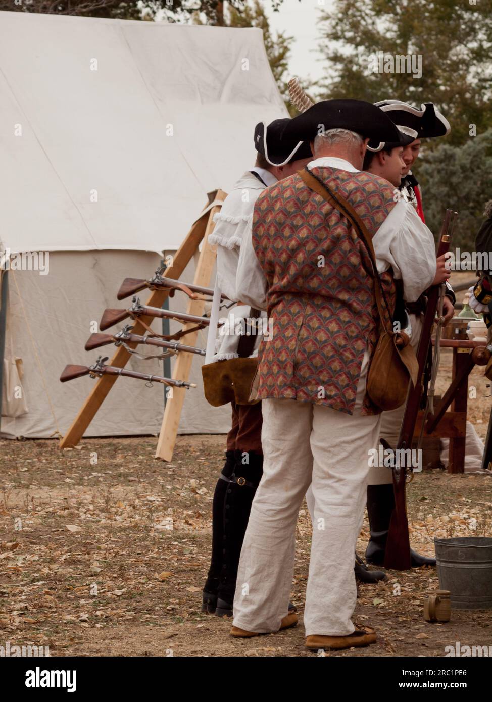 Revolutionary War Reenactment Stock Photo - Alamy
