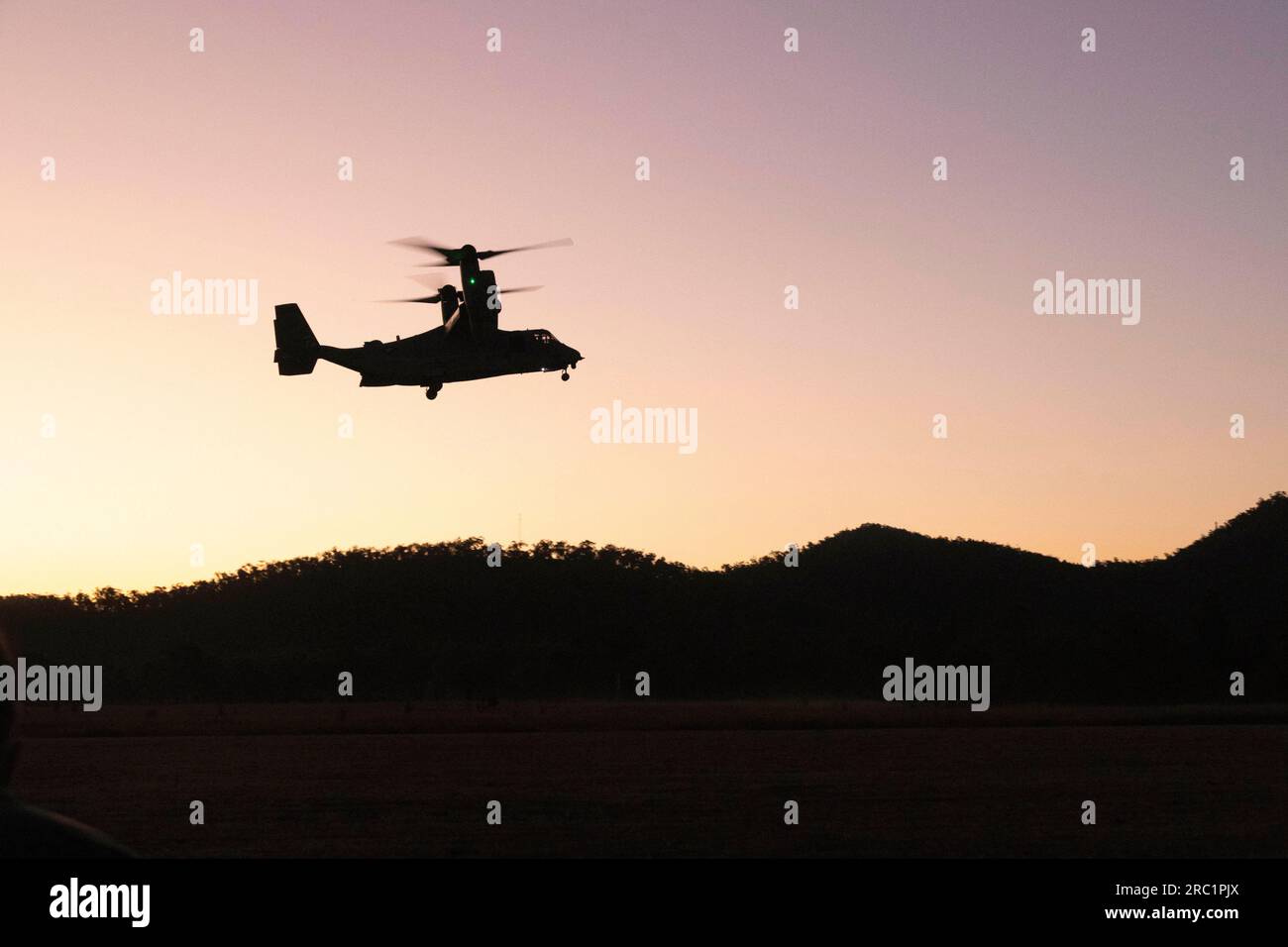 Australia. 26th June, 2023. A Marine Corps MV-22B Osprey participates ...