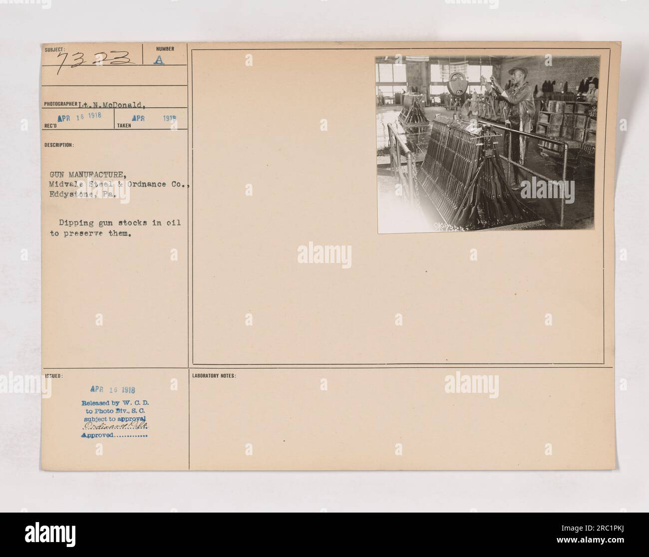 Workers at Midvale Steel & Ordnance Company in Eddystone, PA are seen ...