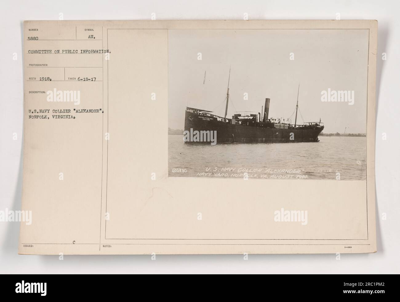 U s navy collier alexander hi-res stock photography and images - Alamy