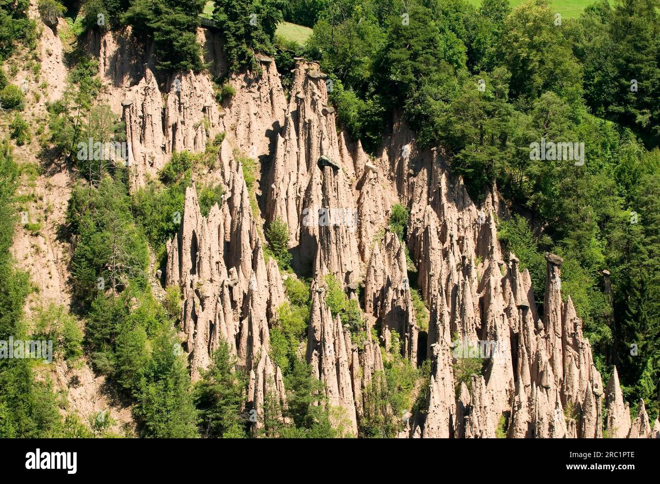 Earth pyramids also Stock Photo - Alamy