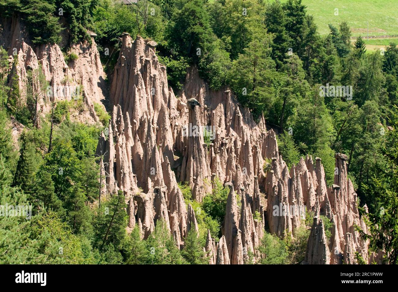 Earth pyramids also Stock Photo - Alamy