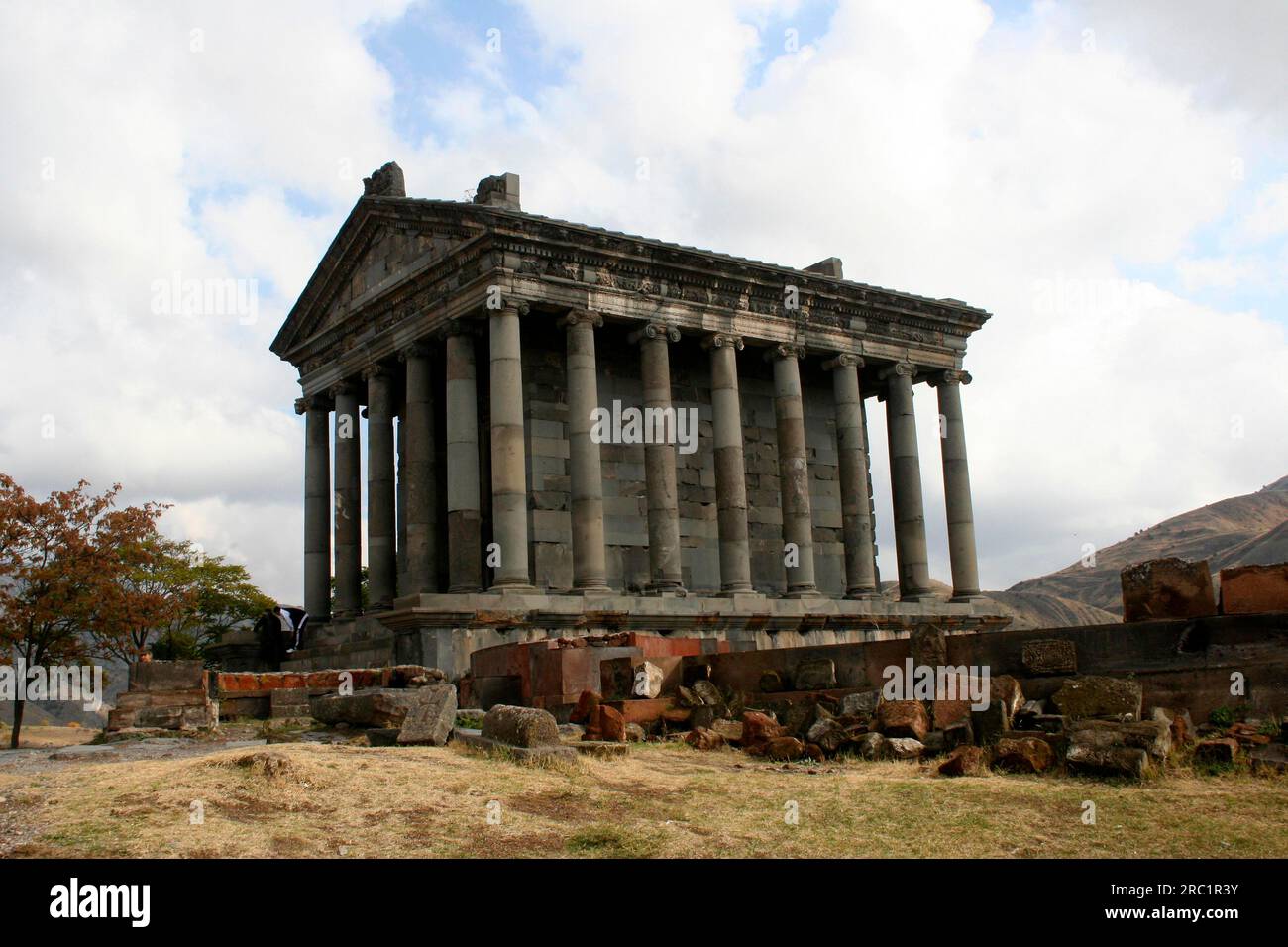 The Garni Temple built by King Trdat not far from Yerevan, Armenia ...