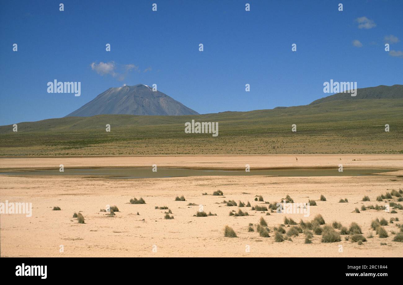 Peru, Altiplano, Volcano Stock Photo - Alamy