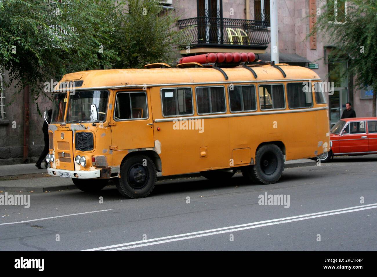 Old russian bus hi-res stock photography and images - Alamy