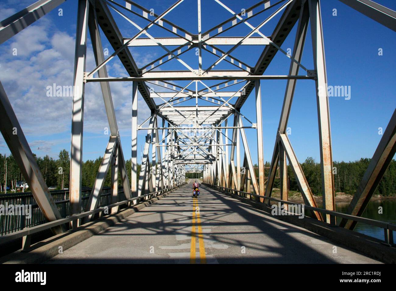 Bridge on the Alaska Highway not far from Watson Lake, Yukon Territory, Canada Stock Photo - Alamy