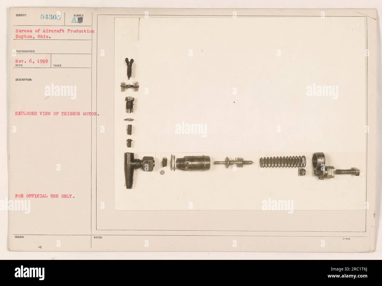 "Exploded view of trigger motor - Taken by the 54305 Sumber Bureau of ...