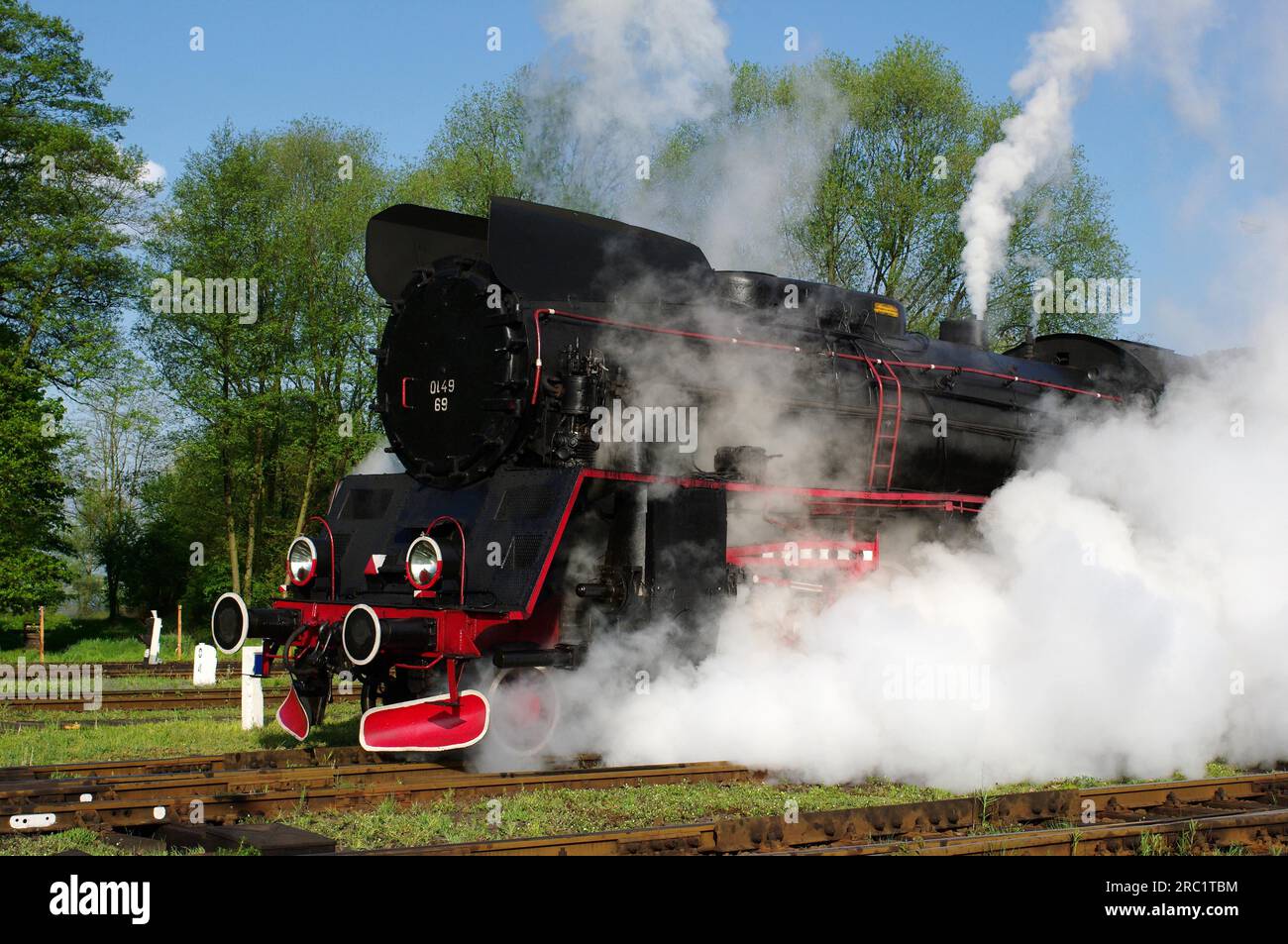 Steam locomotive Ol 49 in Wolsztyn/Poland Stock Photo - Alamy