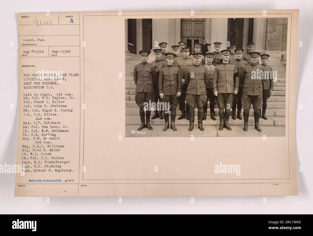Colonel john e stehlens hi-res stock photography and images - Alamy