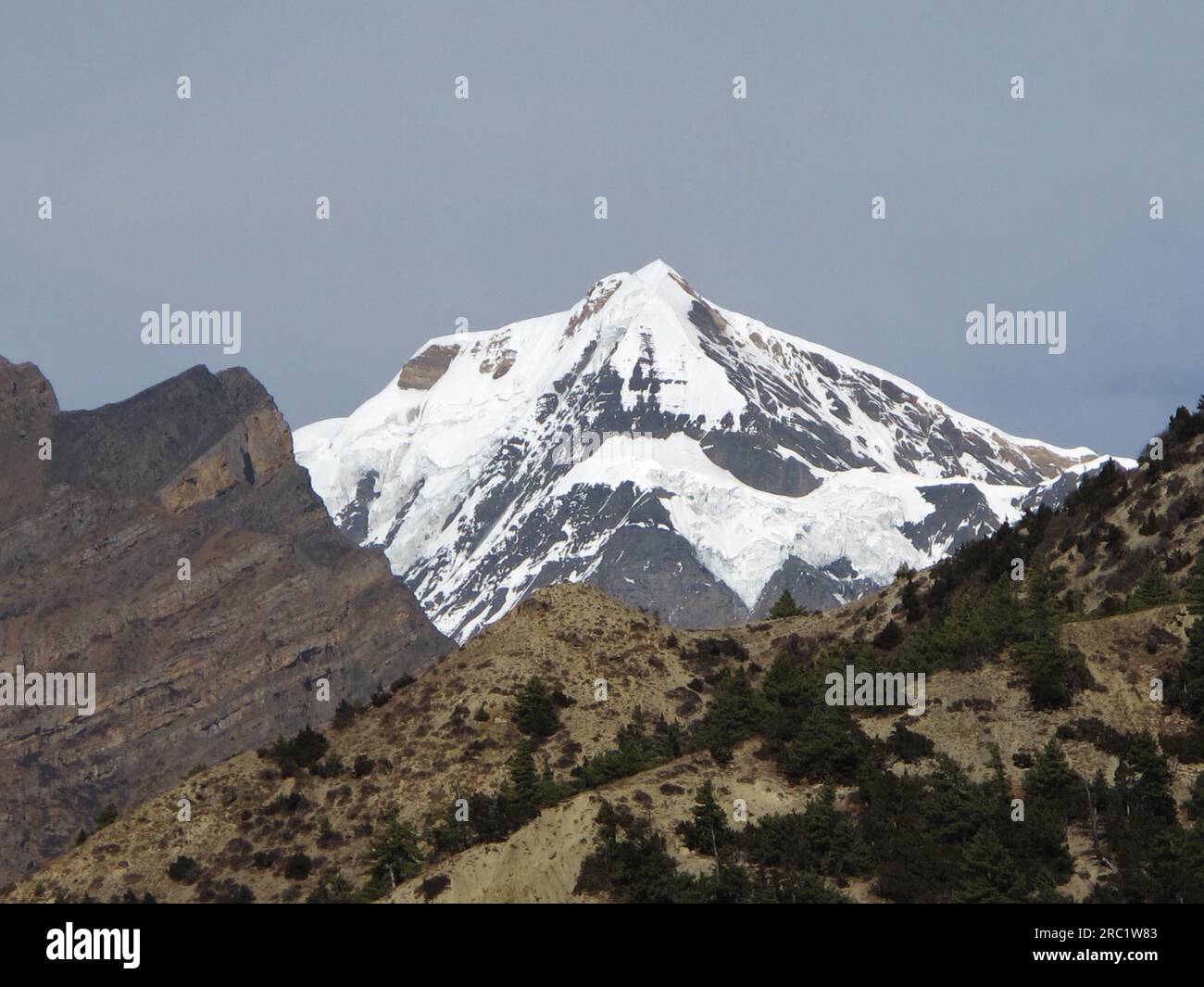 Impressive Chulu East, Himalayas, Nepal Stock Photo - Alamy