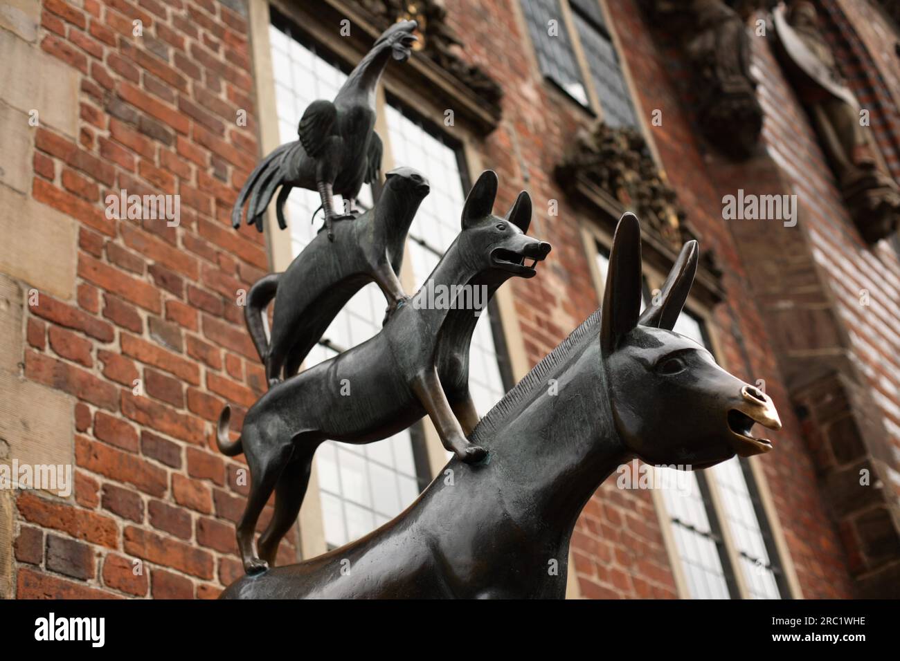Bremen Town Musicians - Town Musicians of Bremen Stock Photo - Alamy