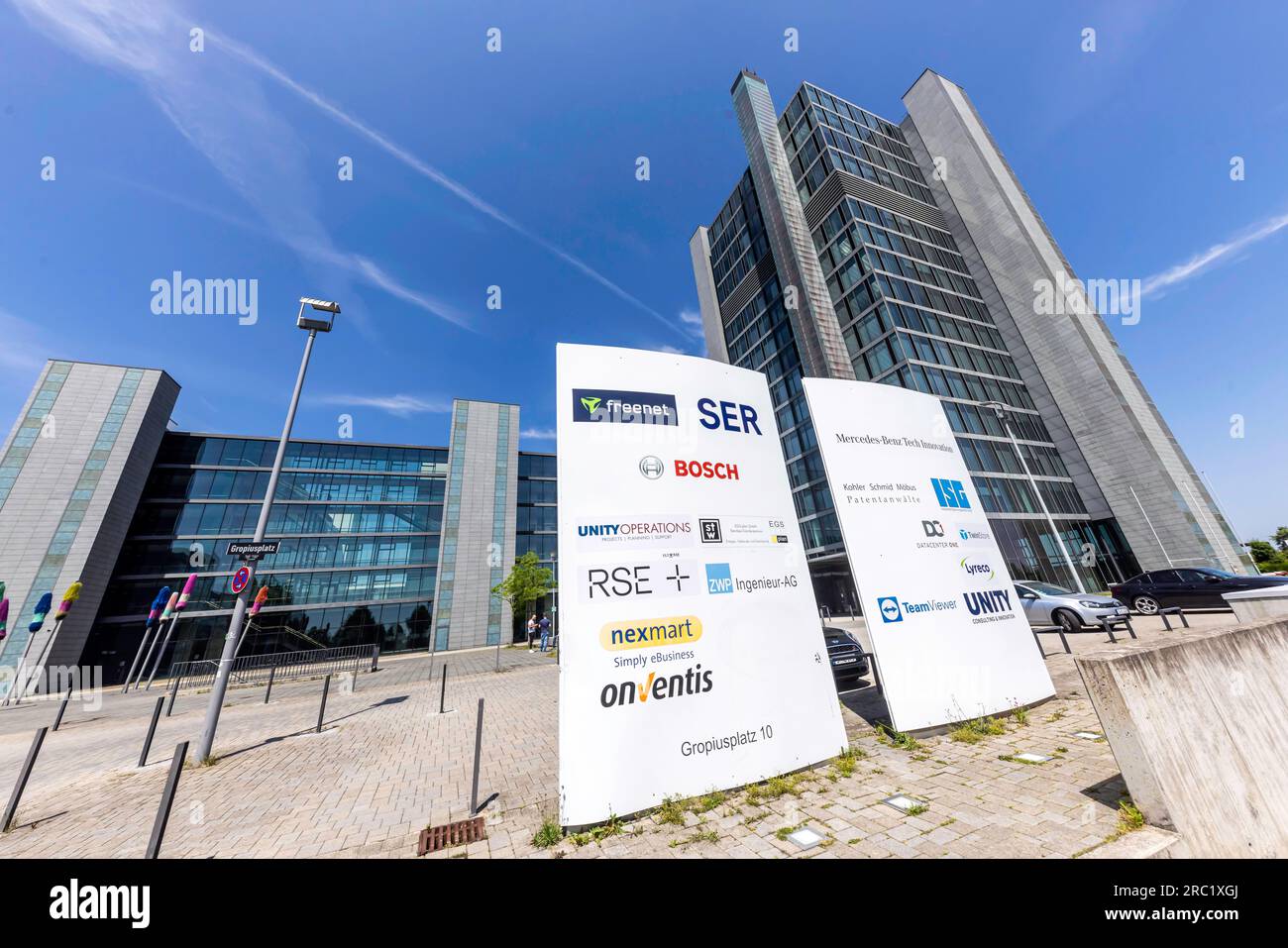 Stuttgart Engineering Park STEP, office ensemble with office buildings ...