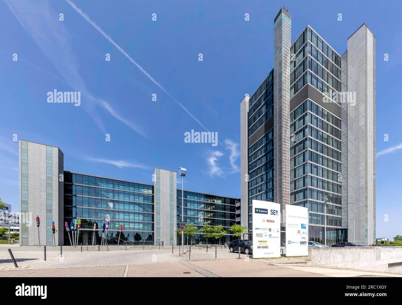 Stuttgart Engineering Park STEP, office ensemble with office buildings ...
