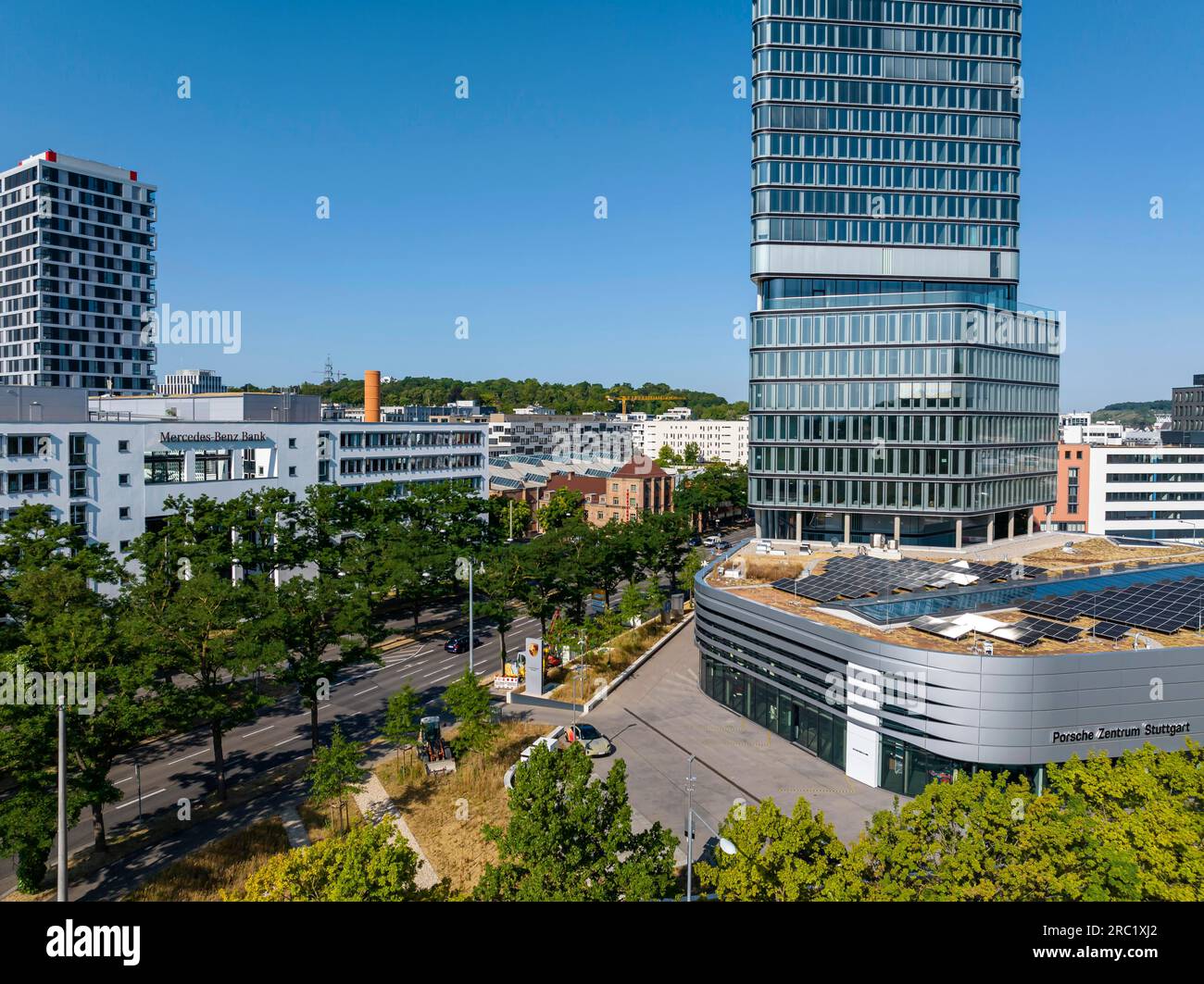 Porsche Design Tower, Porsche Centre, new high-rise building at ...