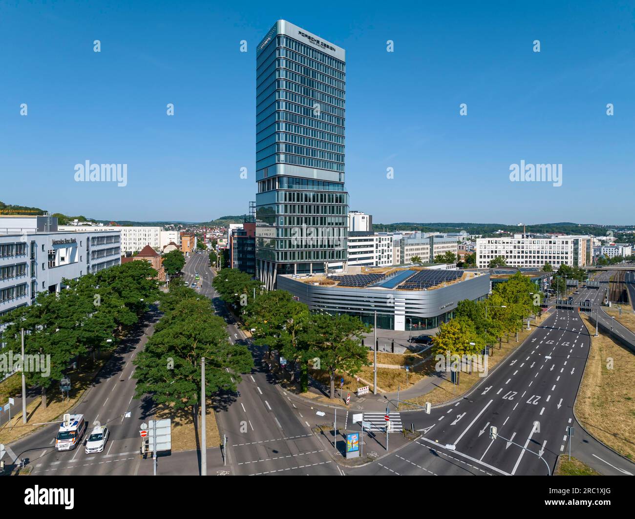 Porsche Design Tower, Porsche Centre, new high-rise building at ...