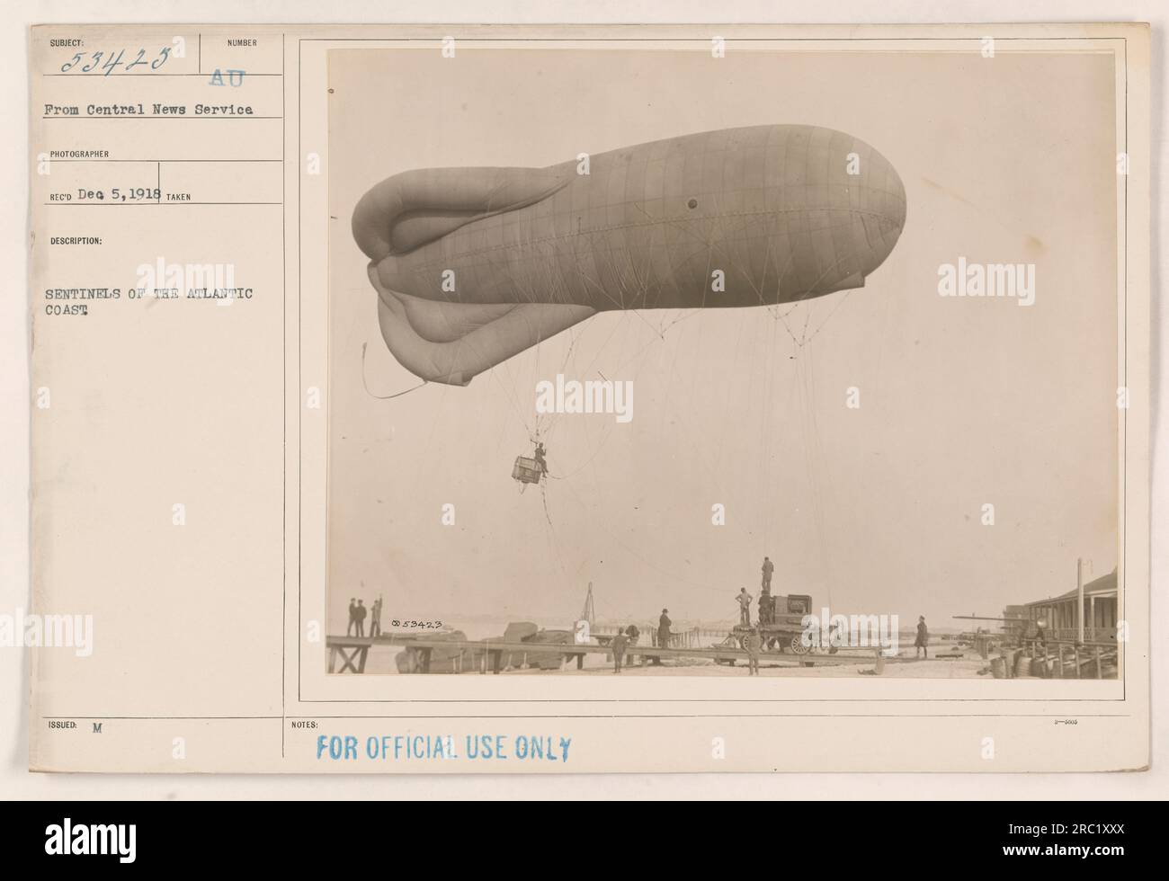 Photograph showing American military personnel stationed along the ...