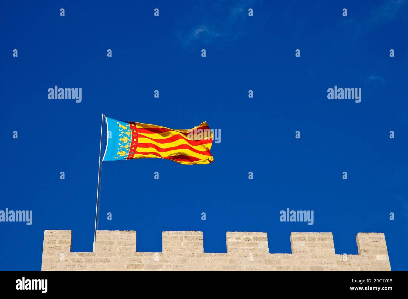 Valencia region flag hi-res stock photography and images - Alamy