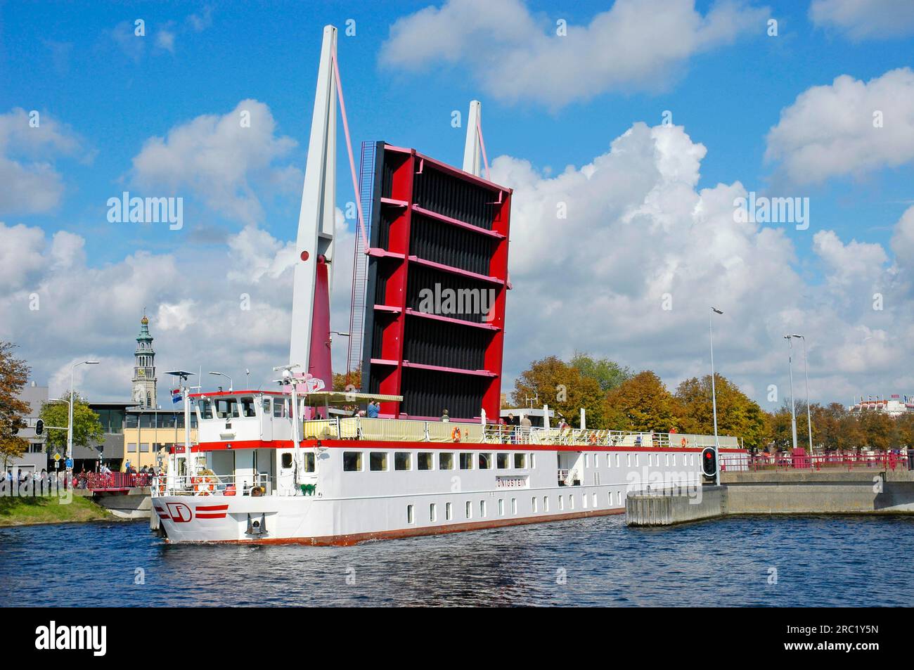 Schroebrug Bascule Bridge, Middelburg, Walcheren Peninsula, Zeeland ...