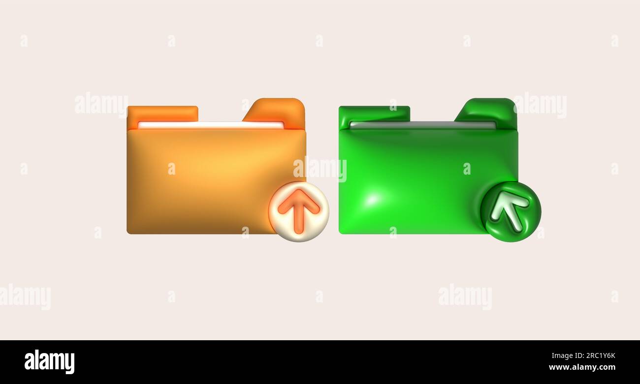 Loading folder icon outline hi-res stock photography and images - Alamy