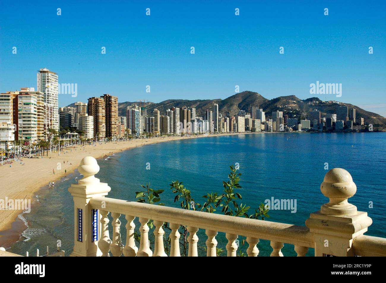 Playa de Levante, Benidorm, Alicante Province, Costa Blanca, Spain ...