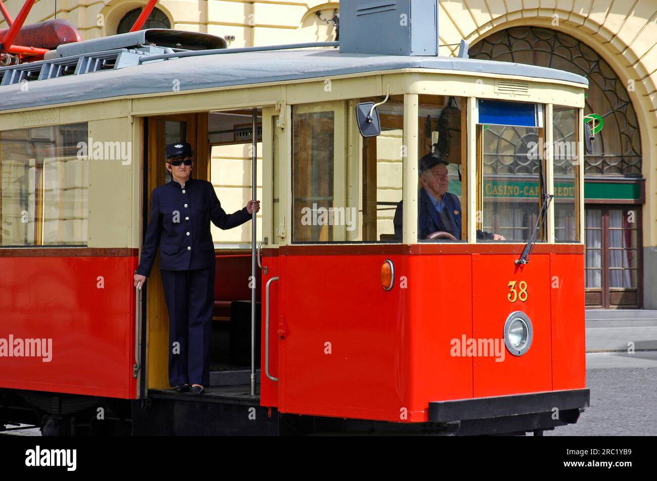 Woman tram driver hi-res stock photography and images - Alamy