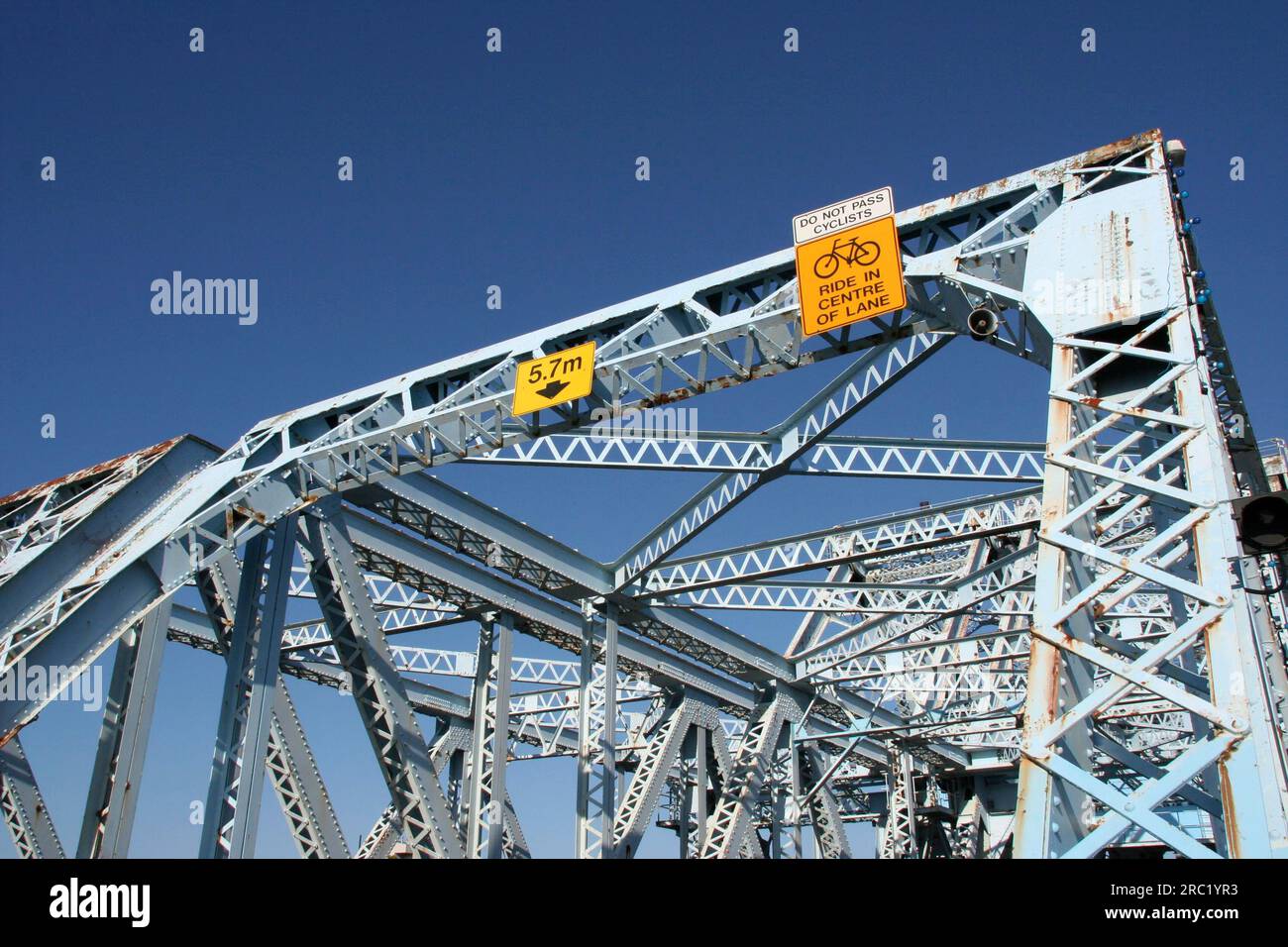 Steel bridge in the centre of Victoria, British Columbia, Canada Stock ...