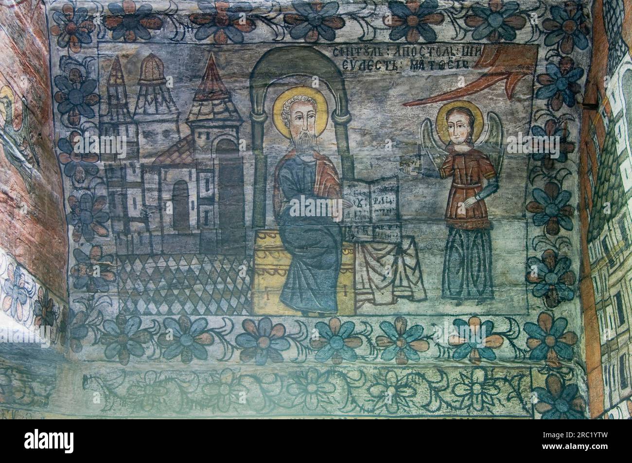 Icon painting, npainting, Evangelist Saint Matthew, Wooden Church of ...