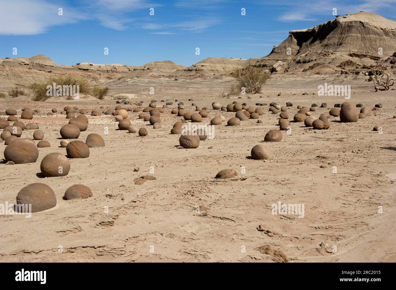 The cone field, Valle de Luna, Cancha de bochas, El Gusano ...