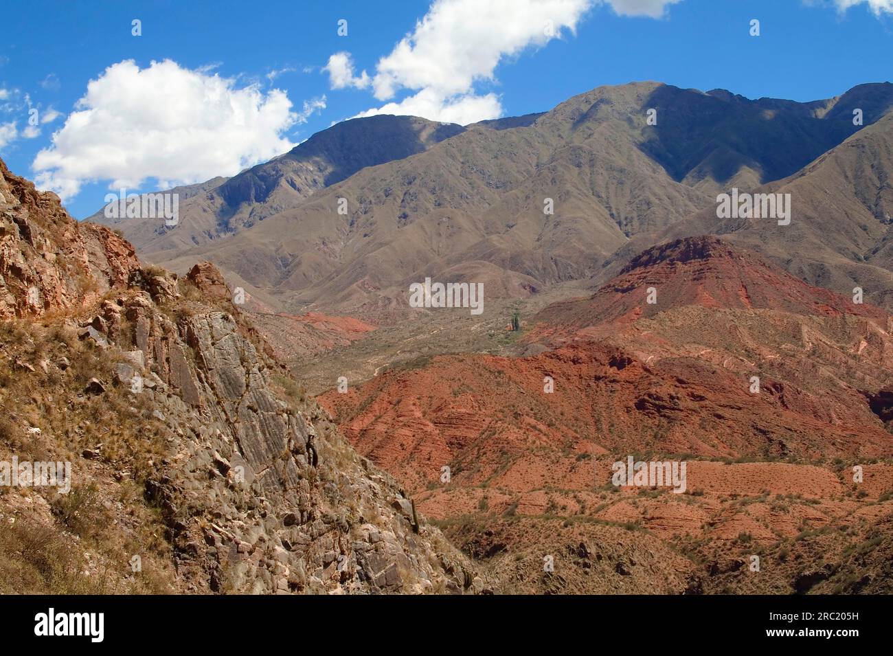 Calchaqui Valley, Cuesta de Miranda, La Rioja Province, Argentina Stock ...