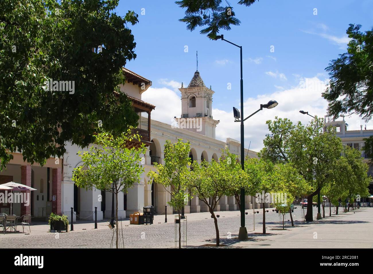 City Hall, Plaza 9 de Julio, Salta, Argentina Stock Photo - Alamy